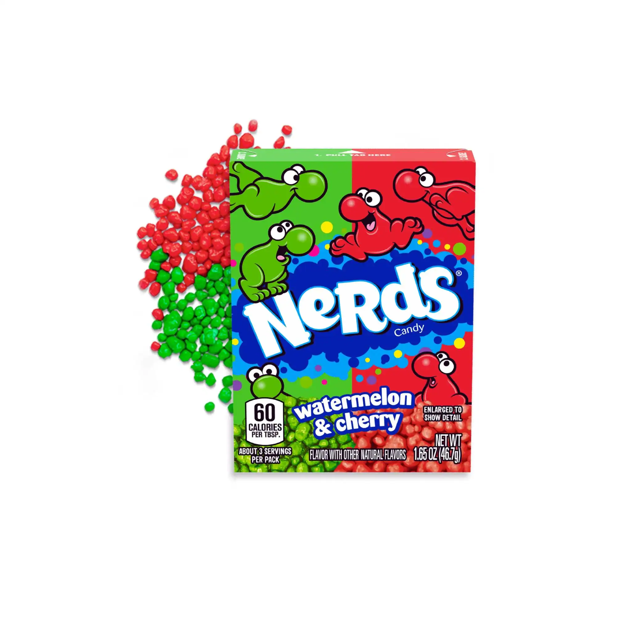 Draže NERDS watermelon&cherry 46,7g. - Premo