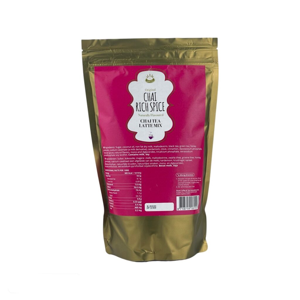 Royal Chai Arbata Latte Mix - Rich Spice 1kg - Premo