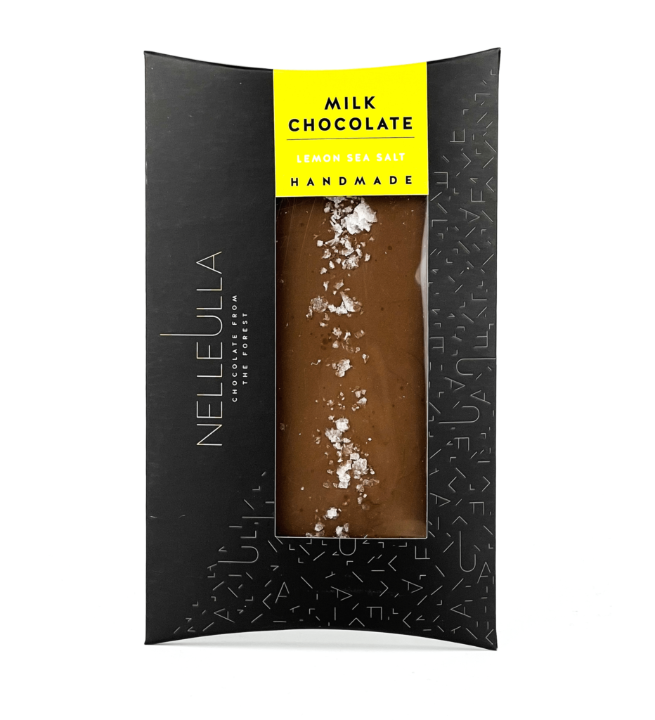 Pieninis šokoladas Nelleulla su citrinine jūros druska 80g - Premo