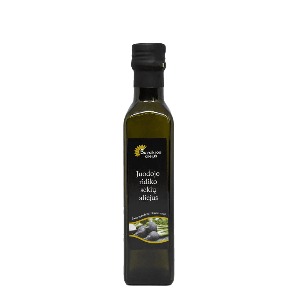 Juodojo ridiko aliejus 250ml, Suvalkijos aliejus - Premo