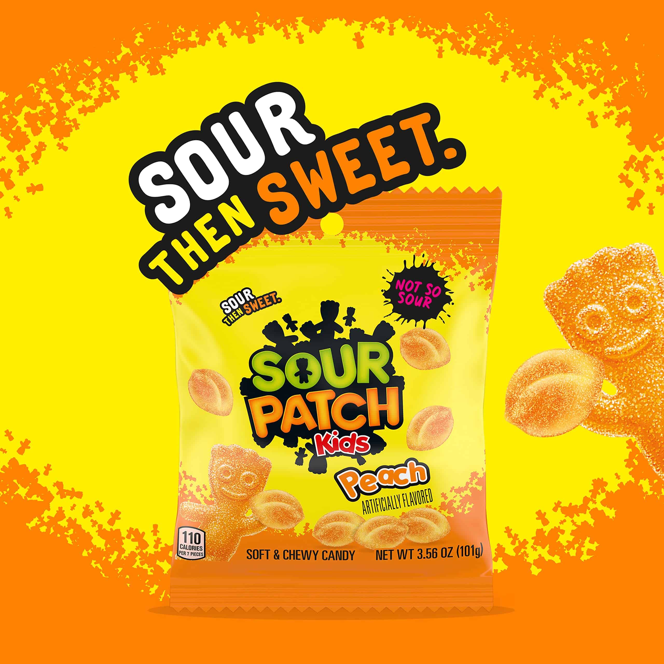 Guminukai SOUR PATCH Kids Peach 101g. - Premo